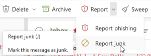 Protecting Your Inbox: How to Report Junk and Phishing Emails in ...